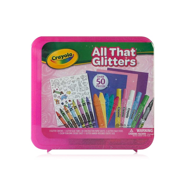 Crayola All That Glitters 50 Piece Activity Set - Spinneys United Arab ...