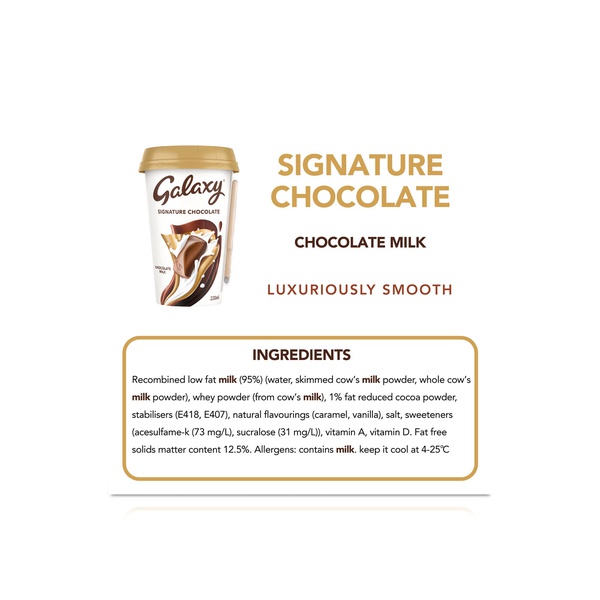Galaxy Signature Chocolate Drink 220ml - Spinneys UAE