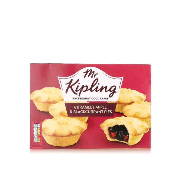 Mr Kipling Bramley Apple & Blackcurrant Pies x 6 - Spinneys UAE