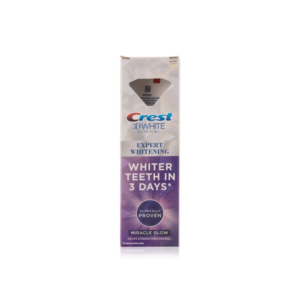 Crest 3D White Clinical Miracle Glow Toothpaste 75ml - Spinneys UAE