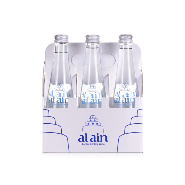 Al Ain glass bottled water 330ml 6 bottles - Spinneys UAE
