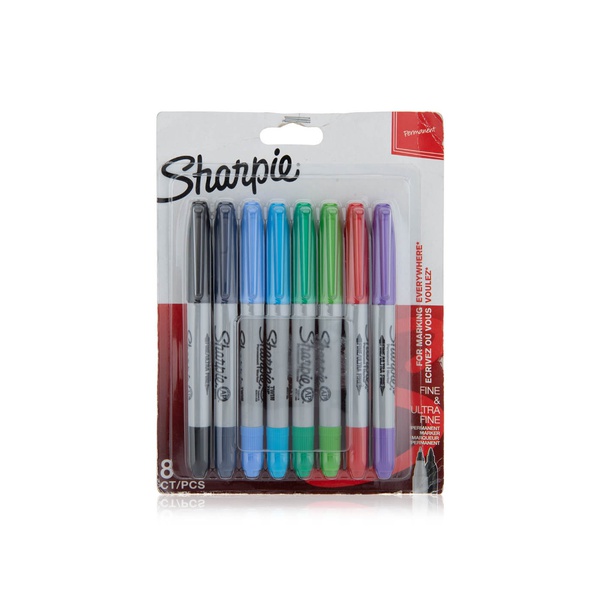 Sharpie Twin Tip Permanent Markers 8 Pack - Spinneys UAE