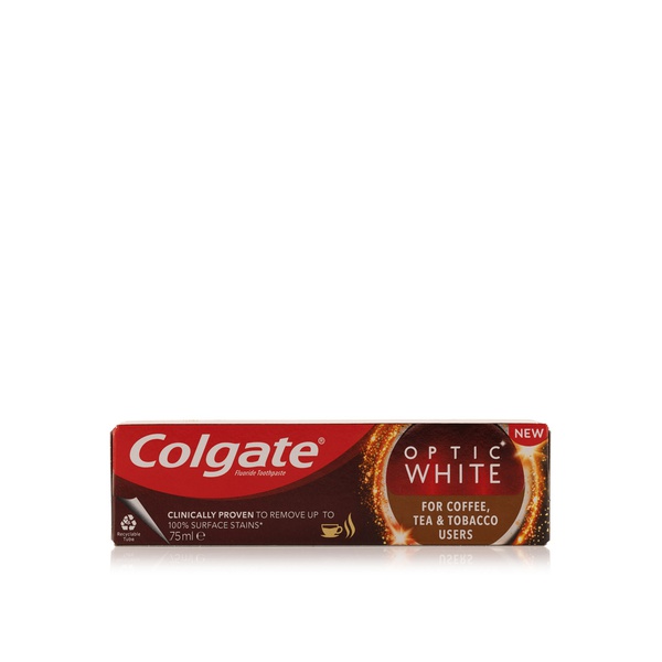 Colgate Optic White Coffee Lover Toothpaste 75ml - Spinneys UAE