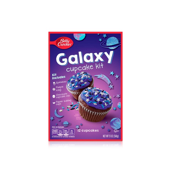 Betty Crocker Galaxy Cupcake Kit 368g - Spinneys United Arab Emirates