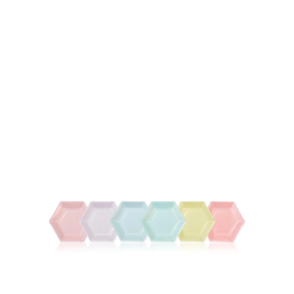 Talking Tables We Heart Pastels Hexagonal Plates - Spinneys UAE