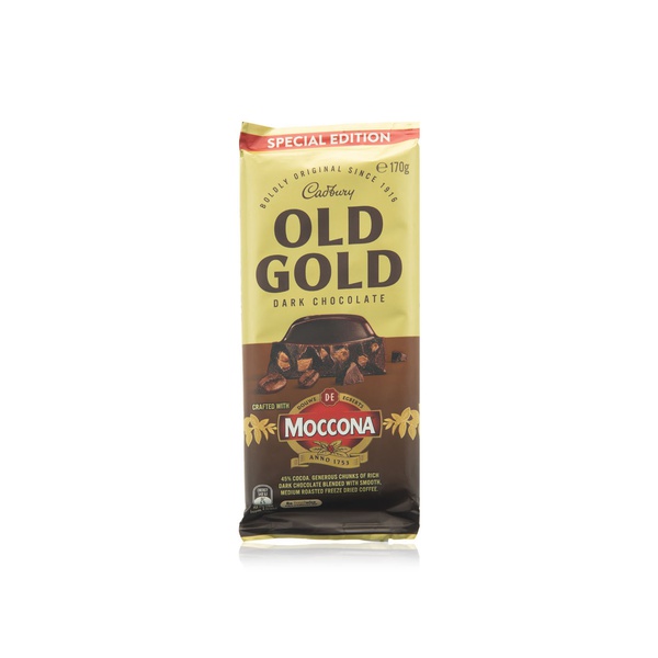 Cadbury Old Gold Dark Chocolate Crafted with Moccona 170g - Spinneys UAE