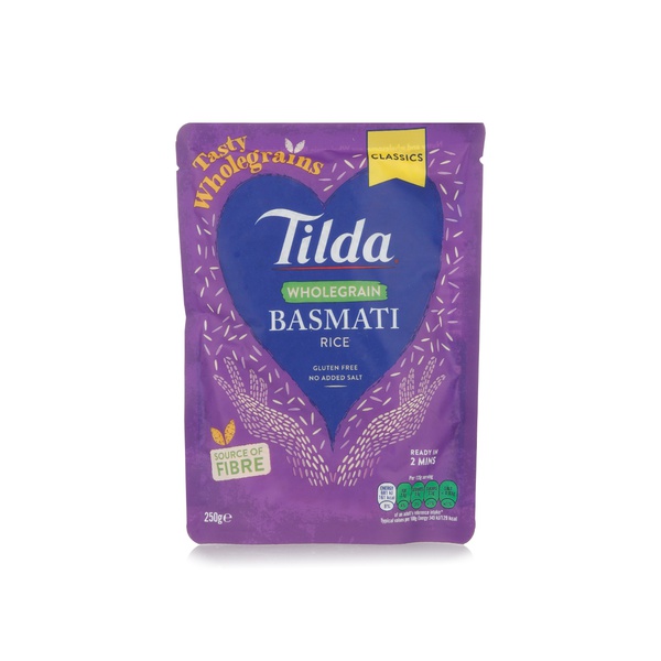 Tilda Wholegrain Basmati Rice 250g - Spinneys UAE