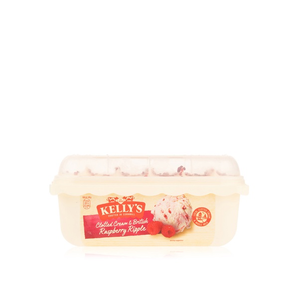 Kelly's clotted cream and raspberry ripple ice cream 950ml - Spinneys UAE