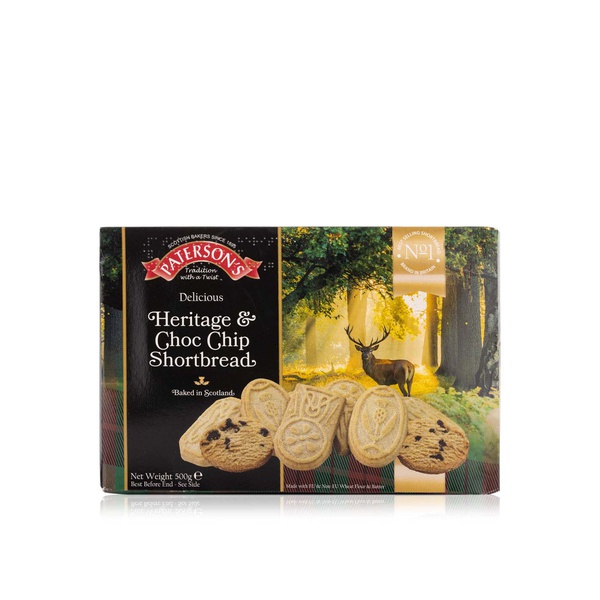 Paterson's Heritage and Chocolate Chip Shortbread 500g - Spinneys UAE