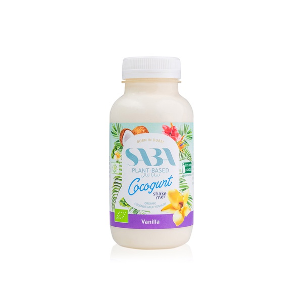 Saba Plant-Based vanilla yoghurt drink 250ml - Spinneys UAE