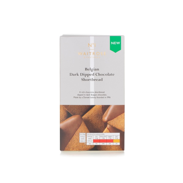 Waitrose Belgian Dark Dipped Chocolate Shortbread 135g price in UAE ...