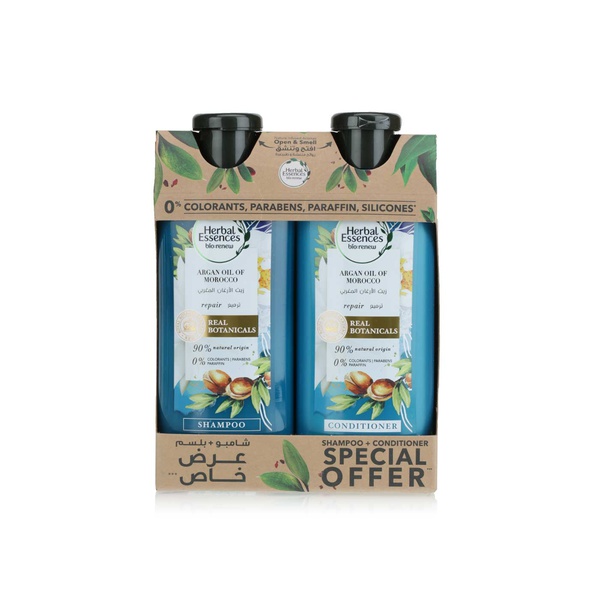 Herbal Essences Shampoo & Conditioner Argan Oil of Morocco 2 x 400ml ...
