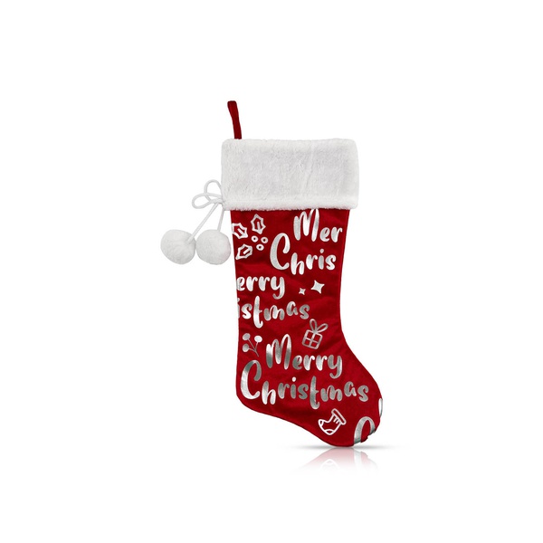 Christmas Magic Stocking Red 50cm - Buy Online
