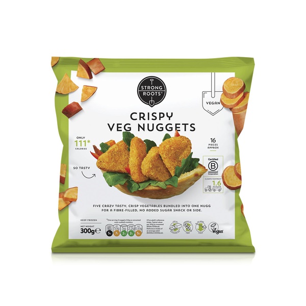 Strong Roots crispy veg nuggets 300g price in UAE | Spinneys UAE ...