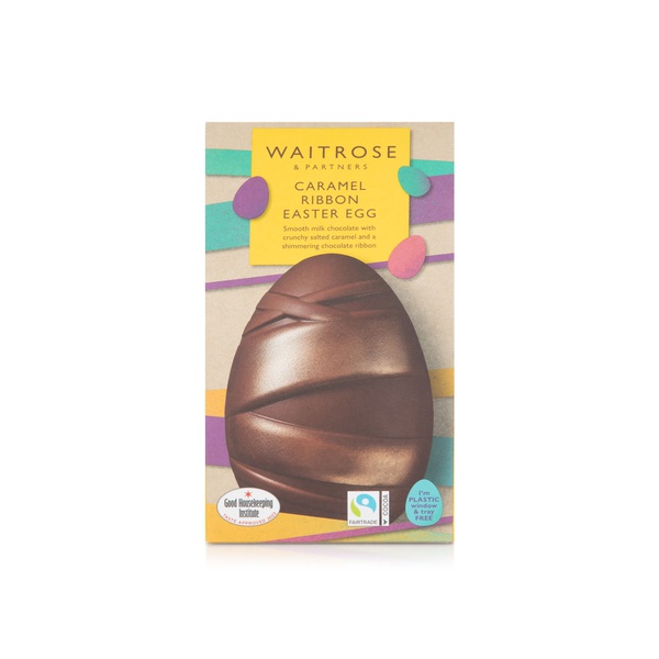 Waitrose Caramel Ribbon Easter Egg 180g - Spinneys United Arab Emirates