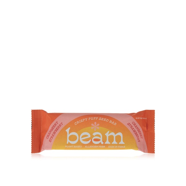 Beam Cranberry and Strawberry Crispy Puff Seed Bar 30g - Spinneys UAE