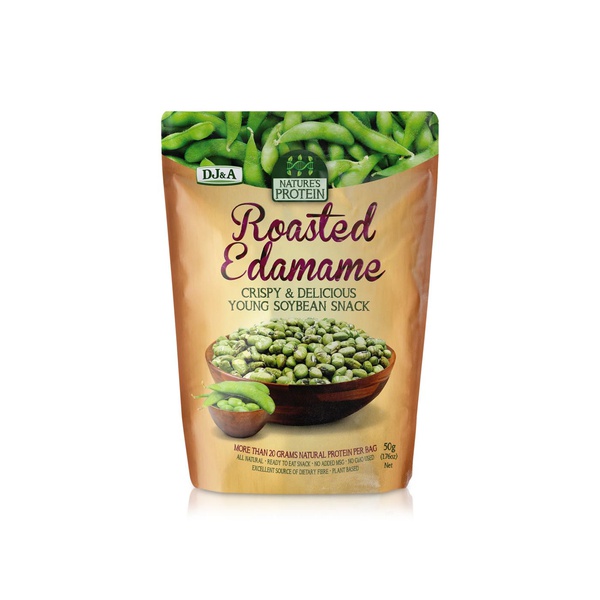 DJ&A Protein Roasted Edamame 50g - Spinneys UAE
