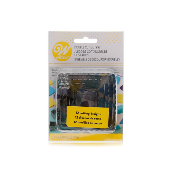Wilton Fondant Double Sided Square Cutter 6 Piece Set - Spinneys UAE