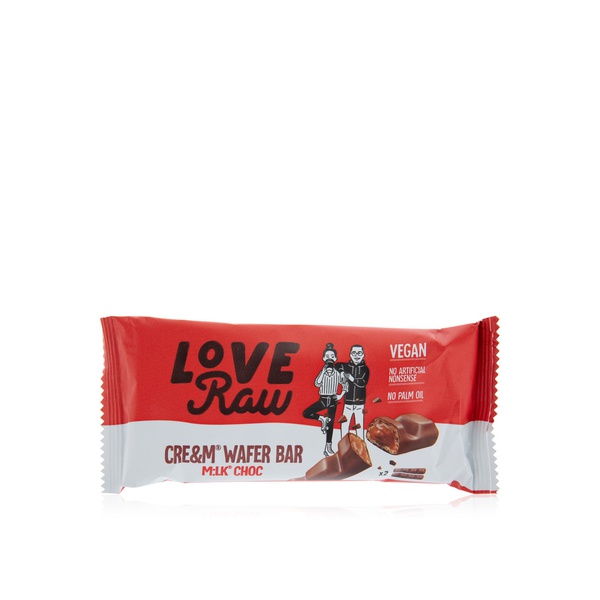 Love Raw Milk Choc Cream Wafer Bar 43g - Spinneys United Arab Emirates