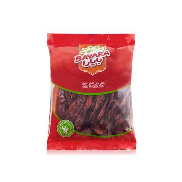 Bayara Whole Long Stemless Chili 100g - Spinneys UAE