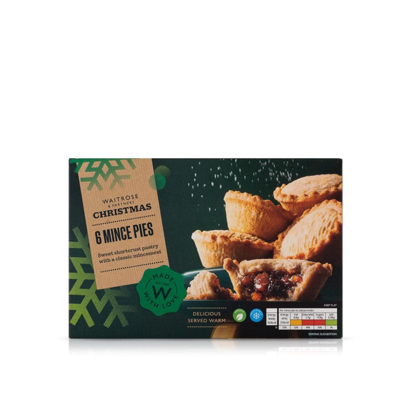 Waitrose Christmas Mince Pies x 6