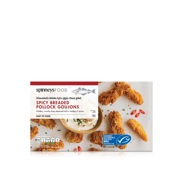 Spinneysfood Frozen Spicy Breaded Pollock Goujons 250g - Spinneys ...