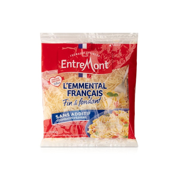 Entremont French Emmental Grated 100g - Spinneys United Arab Emirates