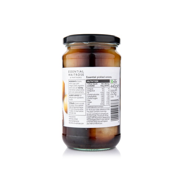 Waitrose Essential Pickled Onions 440g - Spinneys UAE