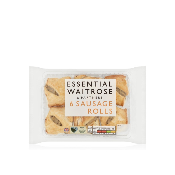 Waitrose Essential 6 Sausage Rolls 180g - Spinneys UAE