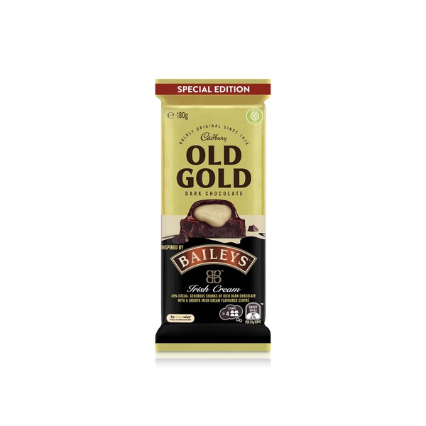 Cadbury Old Gold Baileys Irish Cream Chocolate Block 180g - Spinneys ...