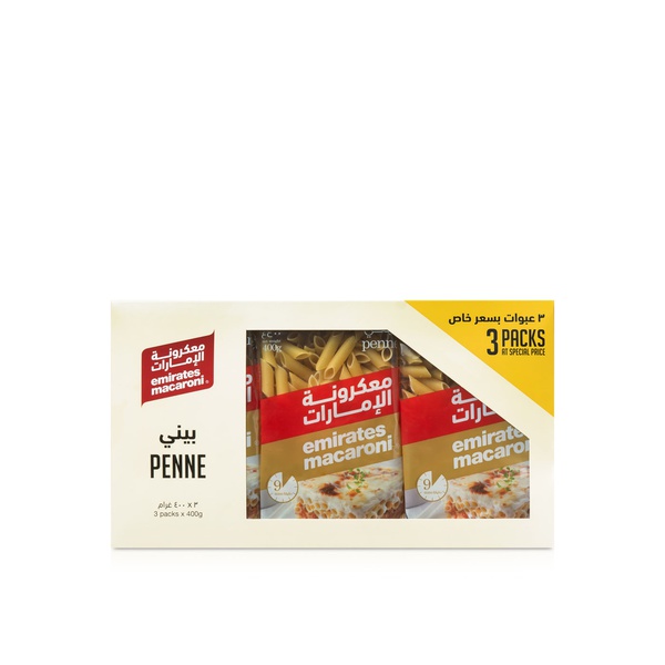 Emirates Macaroni penne 3x400g - Spinneys UAE