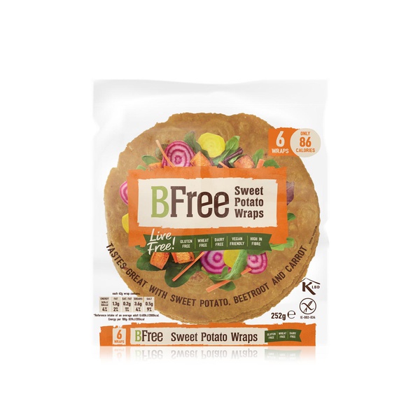 BFree Sweet Potato Wraps 42g x 6 - Spinneys UAE