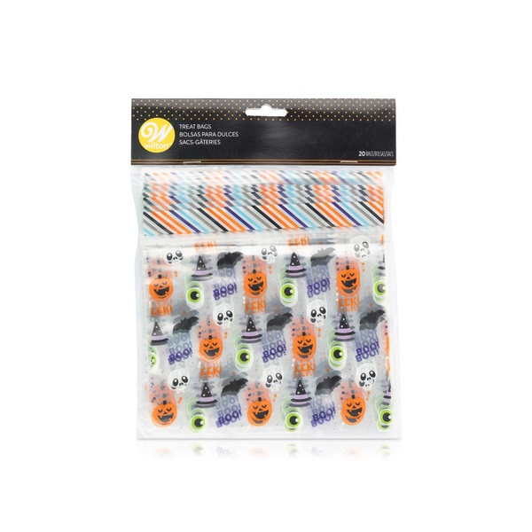 Wilton Halloween Resealable Treat Bags Boo Eek x 20 - Spinneys UAE