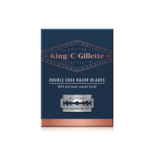King C. Gillette Double Edge razor blades x10 price in UAE | Spinneys ...