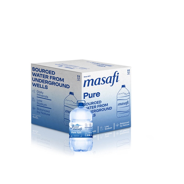 Masafi Mineral Water 4 x 5 litre - Spinneys UAE