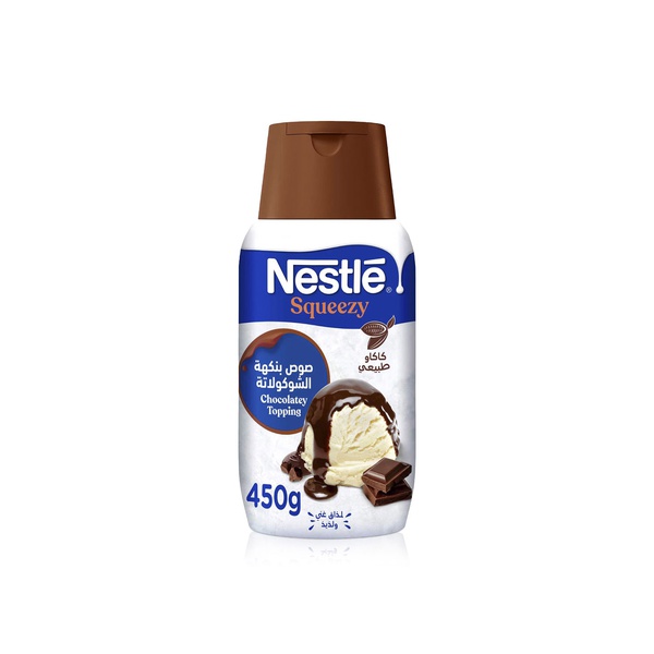 Nestle Squeezy Chocolate Topping 450g - Spinneys United Arab Emirates