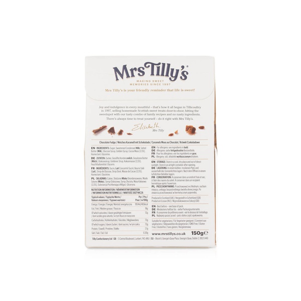 Mrs Tilly's Belgian Chocolate Fudge 150g - Spinneys UAE