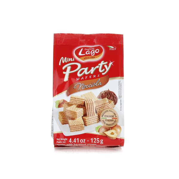 Lago mini party wafers hazelnut 125g - Spinneys UAE