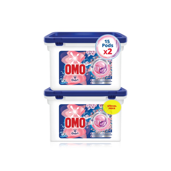 Omo 3-in-1 Cherry Blossom Laundry Capsules x 15 - Spinneys United Arab ...