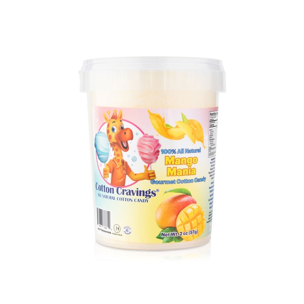 Cotton Cravings Mango Mania Gourmet Cotton Candy 57g - Spinneys UAE