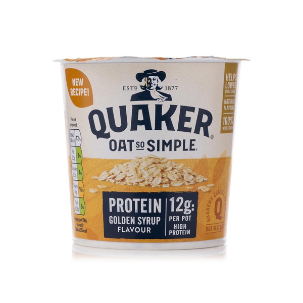 Quaker Protein Oat So Simple Golden Syrup Porridge Pot 63g - Spinneys UAE