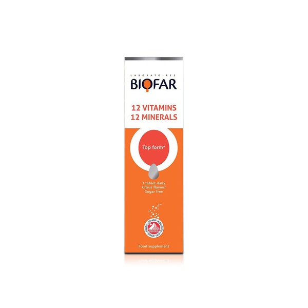 Biofar 12 Vitamins 12 Minerals Effervescent Tablets x 20 - Spinneys ...