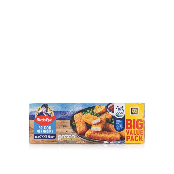 Birds Eye 32 cod fish fingers 896g - Spinneys UAE