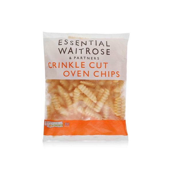 Waitrose Essential Frozen Crinkle Cut Oven Chips 900G - Spinneys UAE
