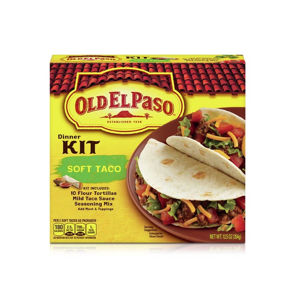 Old El Paso Soft Taco Dinner Kit 354g - Spinneys UAE
