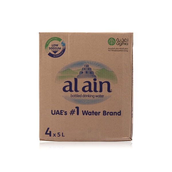 Al Ain Bottled Drinking Water 5 litre x 4 - Spinneys United Arab Emirates