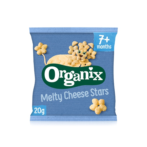 Organix Melty Cheese Stars 7+ Months 20g - Spinneys UAE