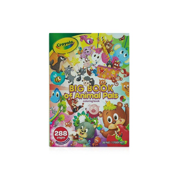 Crayola Colouring Book Animal Pals 288 Pages - Spinneys UAE