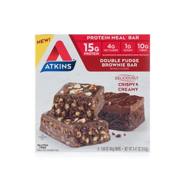 Atkins Double Fudge Brownie Bar 48g - Spinneys UAE