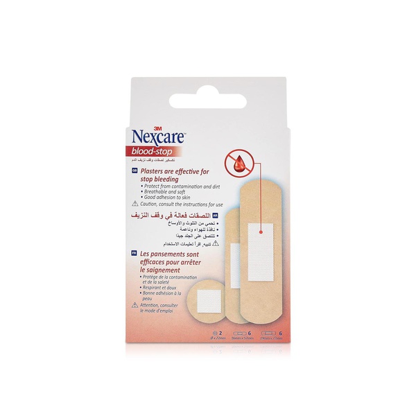 Nexcare Blood-Stop Bandages Assorted 14s - Spinneys United Arab Emirates
